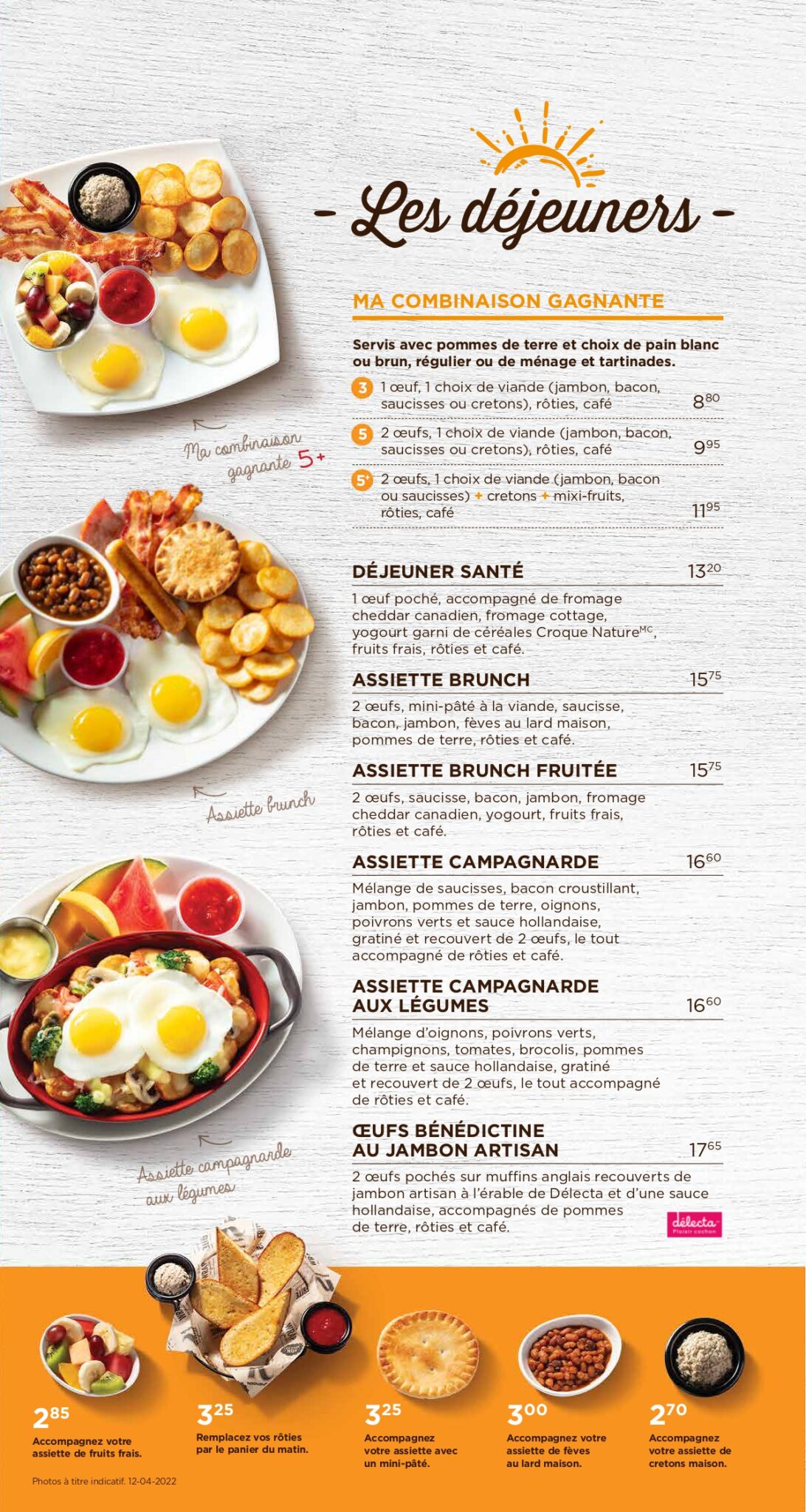 Normandin Menu Prix Québec